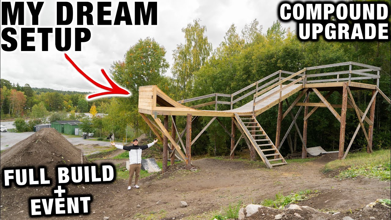 I BUILT MY DREAM MTB SETUP AT THE COMPOUND! *Full Build + Slopestyle ...
