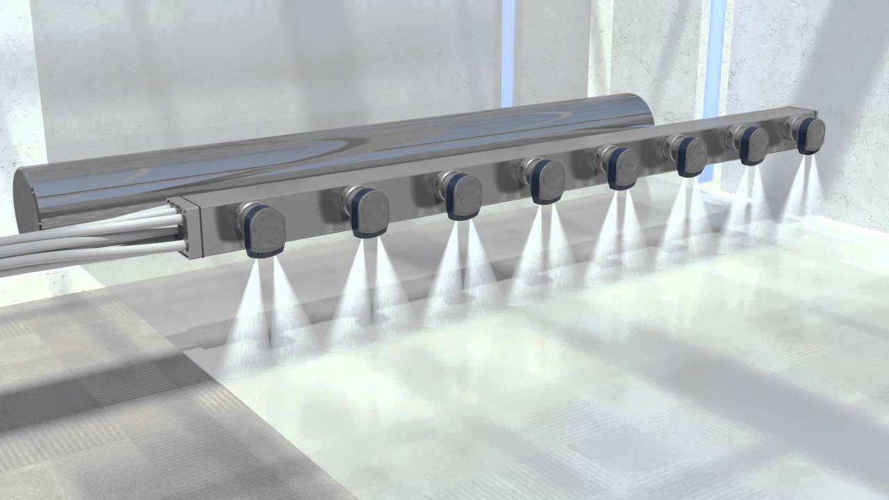 WEKO powder sprayer for plastic film - YouTube