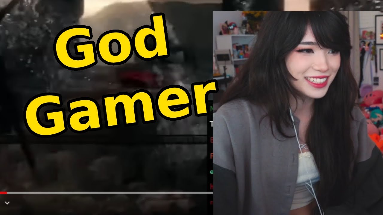 Emiru reacts to being a Better Gamer than Asmongold - YouTube