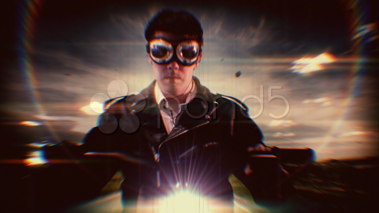 Greaser Motorcycle Old Film Desert Mark 2. Stock Footage - YouTube