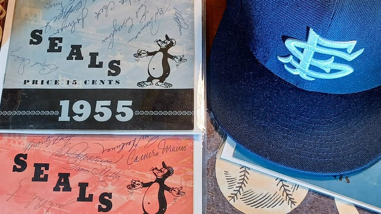 1955 S.F. Seals Score Books - 2 Signed by PCL Champions Seattle ...