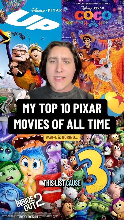 My Top 10 Pixar Films 🎬 #movierankings #pixar #pixarcars #toystory #movies #shorts #funny - YouTube