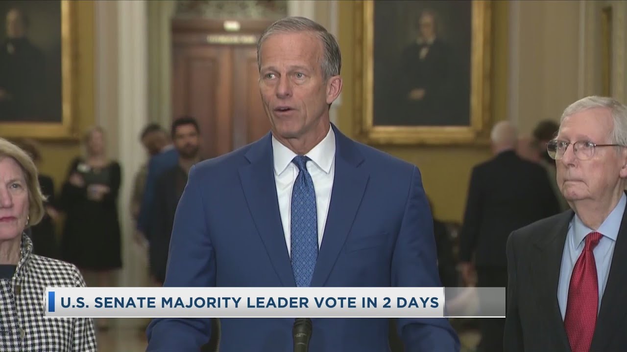 U.S. Senate Majority Leader Vote In 2 Days - YouTube
