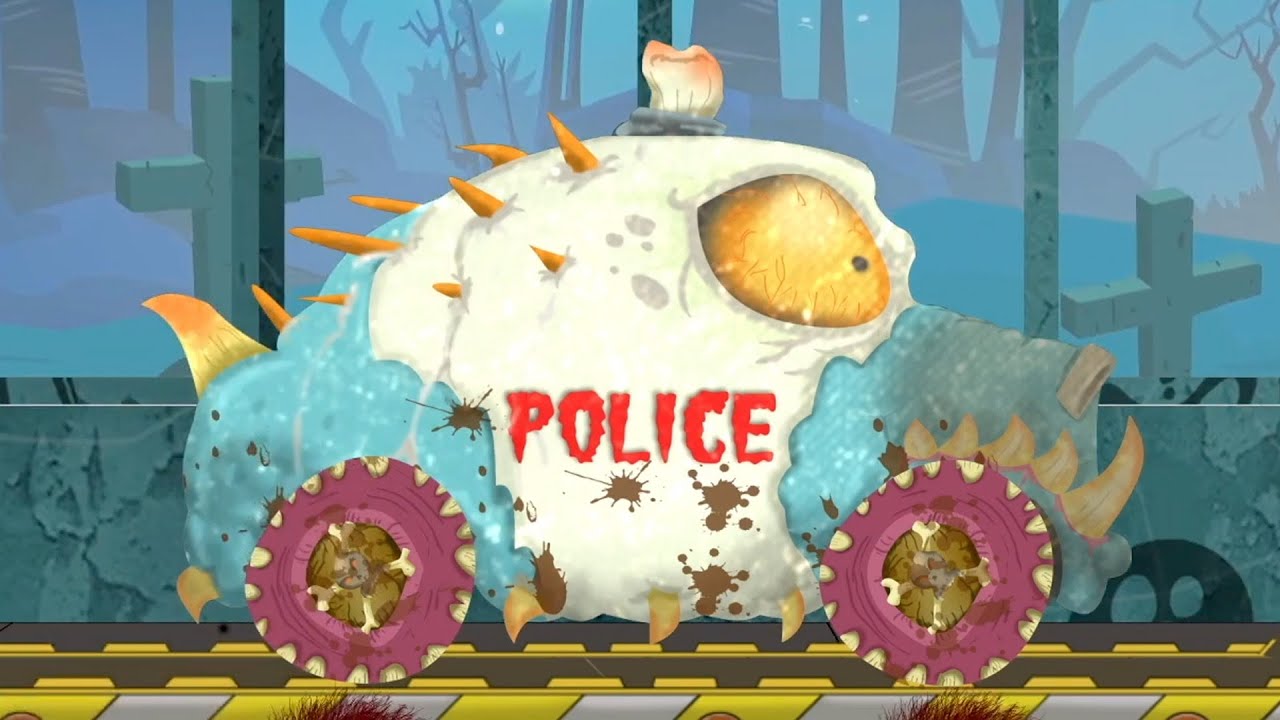 Scary Police Car, Halloween Cartoon Video For Children - YouTube