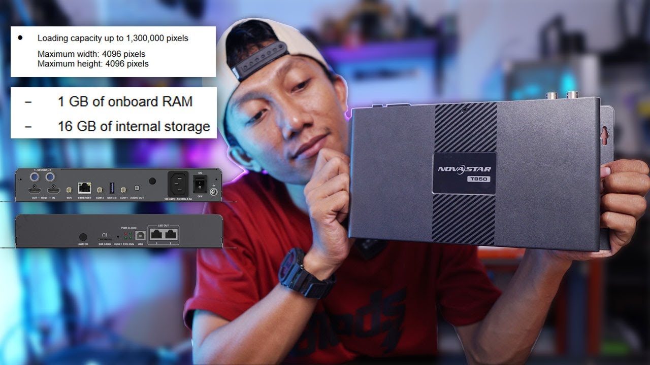 Review Sending Box Novastar Taurus TB50 Mediaplayer Videotron - YouTube