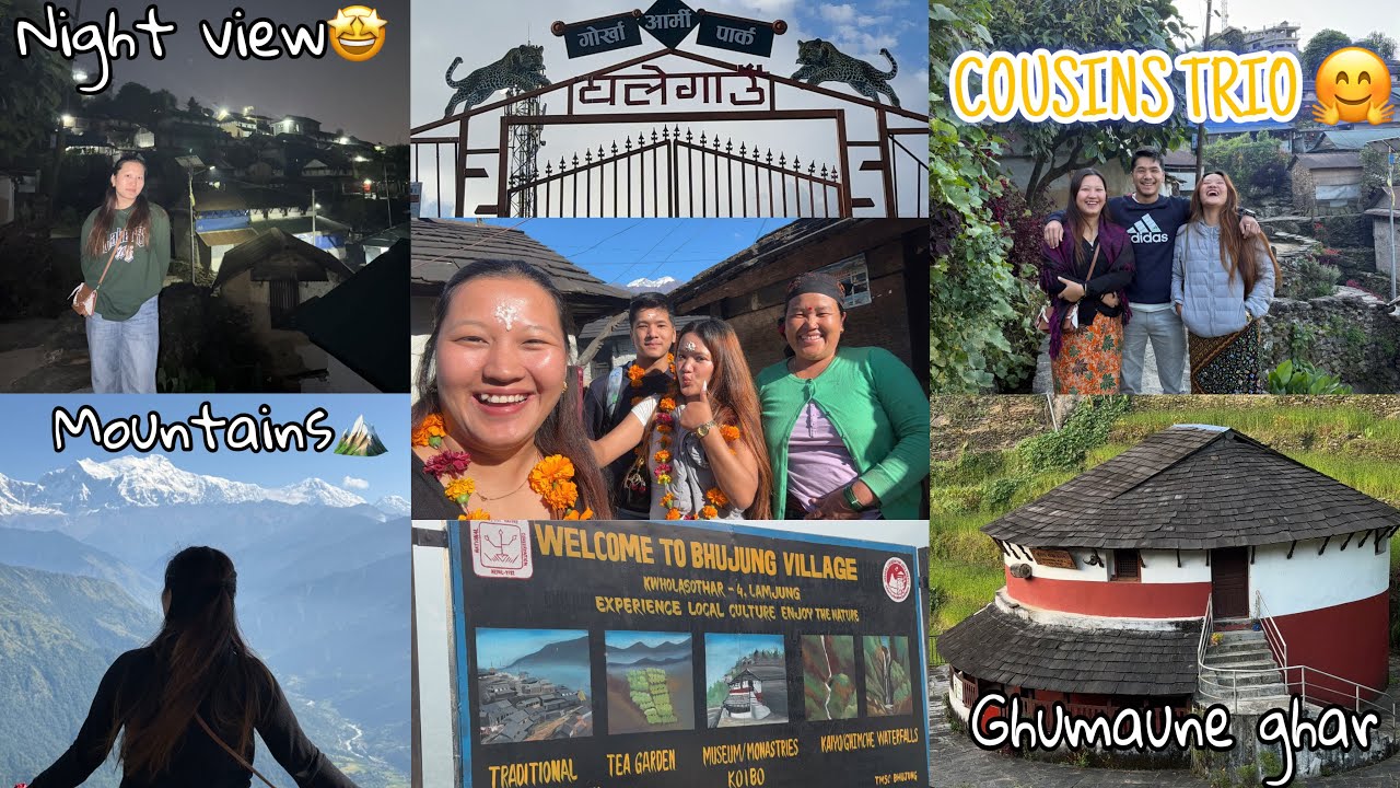 COUSINS TRIO || TRIP TO BHUJUNG & GHALEGAAUN || - YouTube