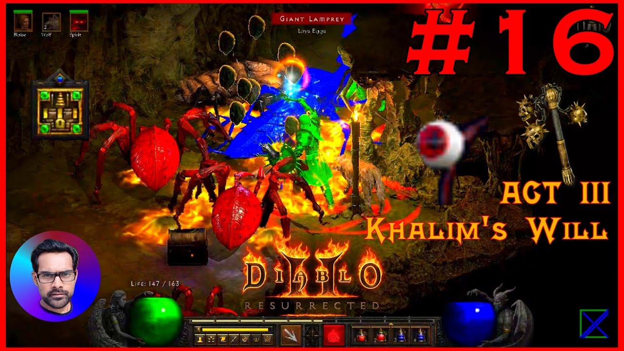 Diablo II Resurrected Part 16 Khalim's Will by DGX - YouTube