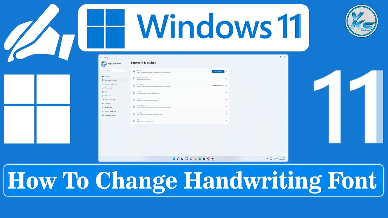 How To Change Handwriting Font In Windows 11 Windows 11 Me How To Change Handwriting Font In Windows 11 Windows 11 Me