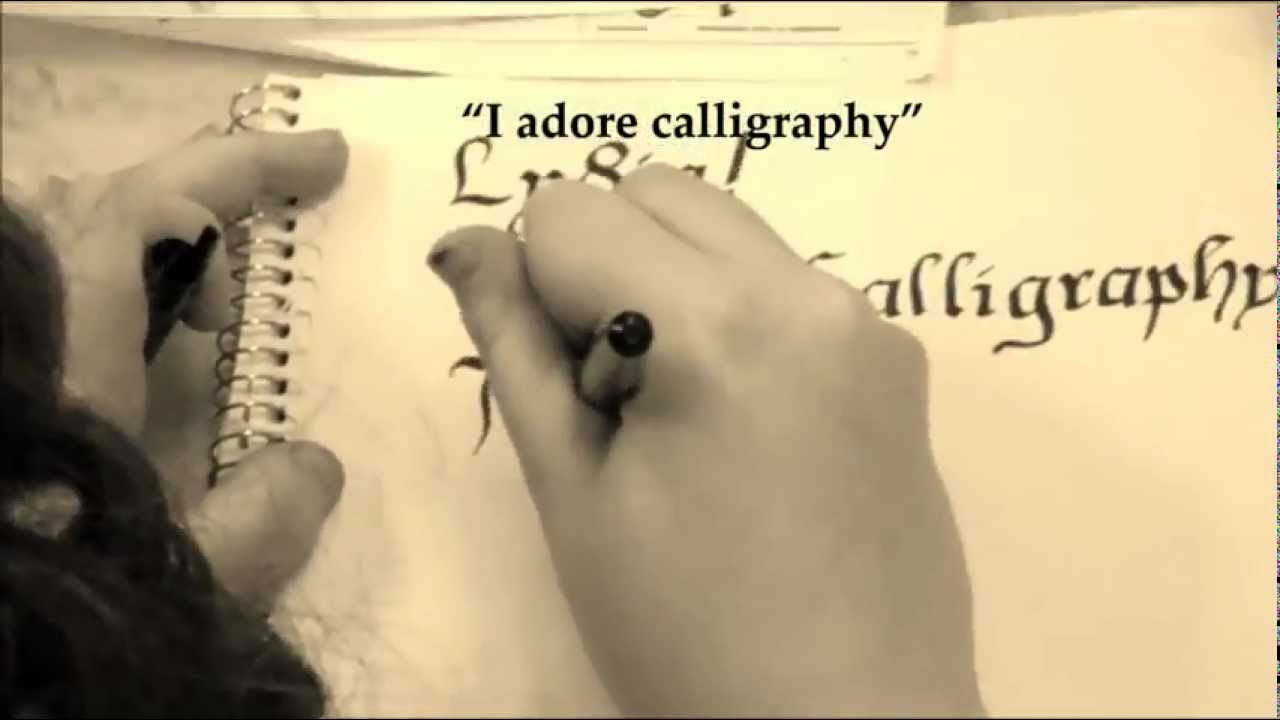 (CALLIGRAPHY) Middle School Calligraphers - YouTube