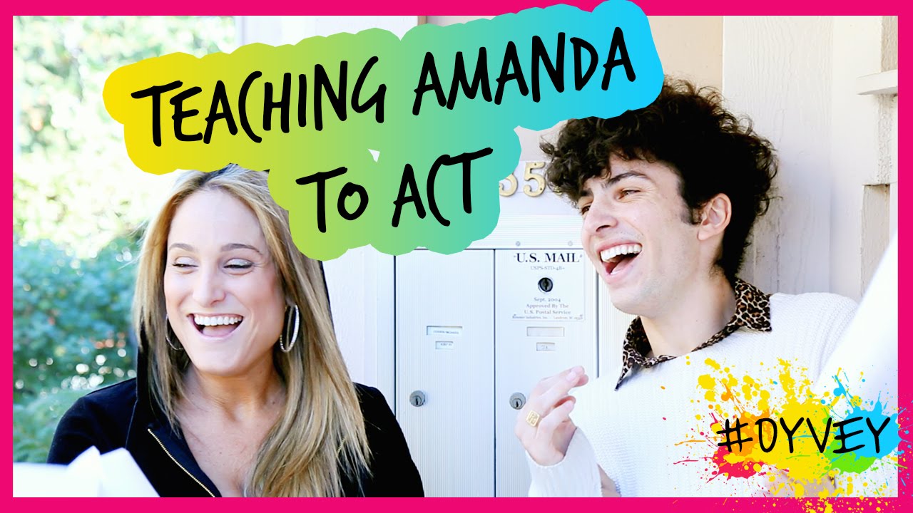 Teaching My Sister How To Act Youtube