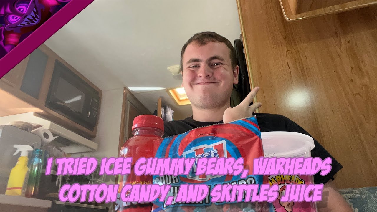 I Tried ICEE Gummy Bears, Warheads Cotton Candy, and Skittles Juice ...