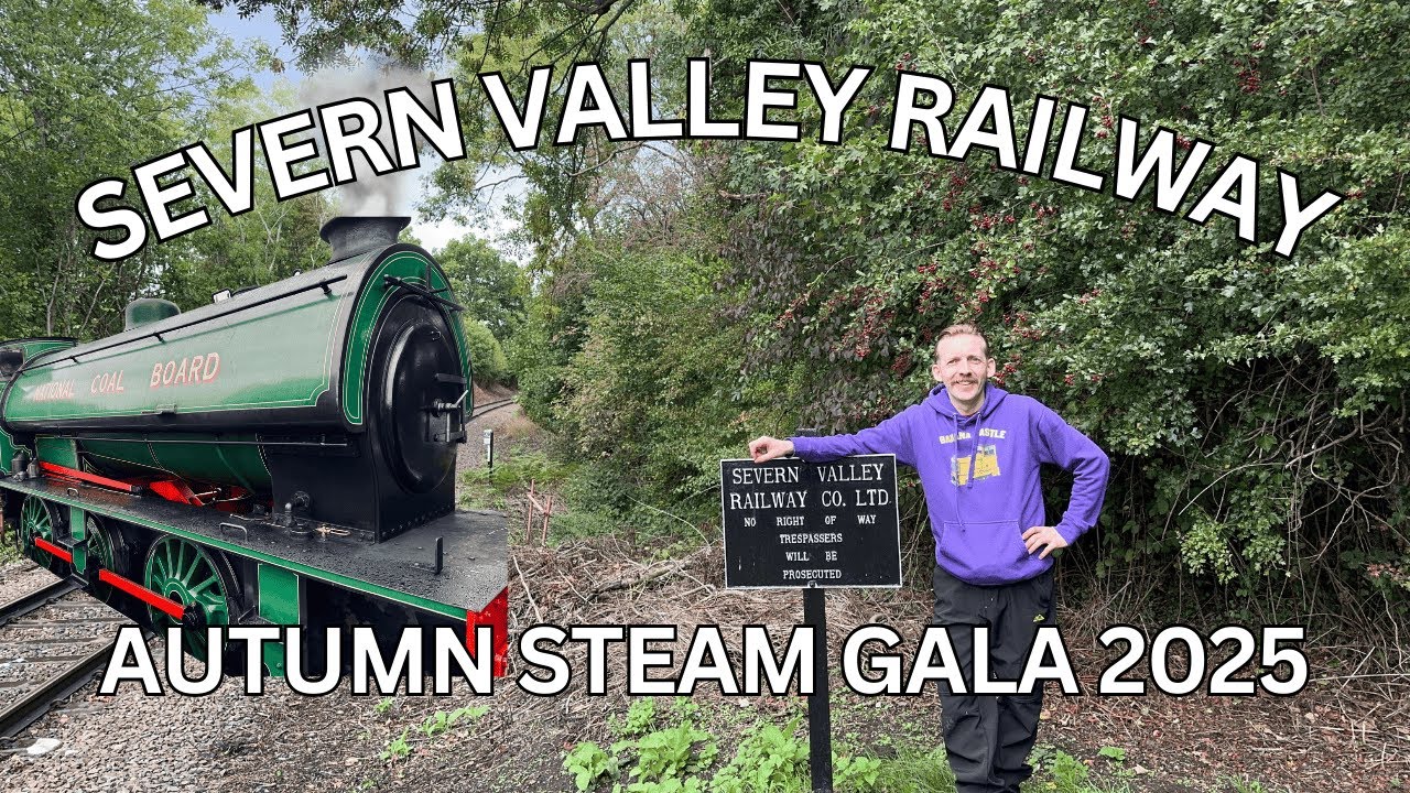 TRAINS GALORE | Severn Valley Railway Autumn Steam Gala 2025 - YouTube