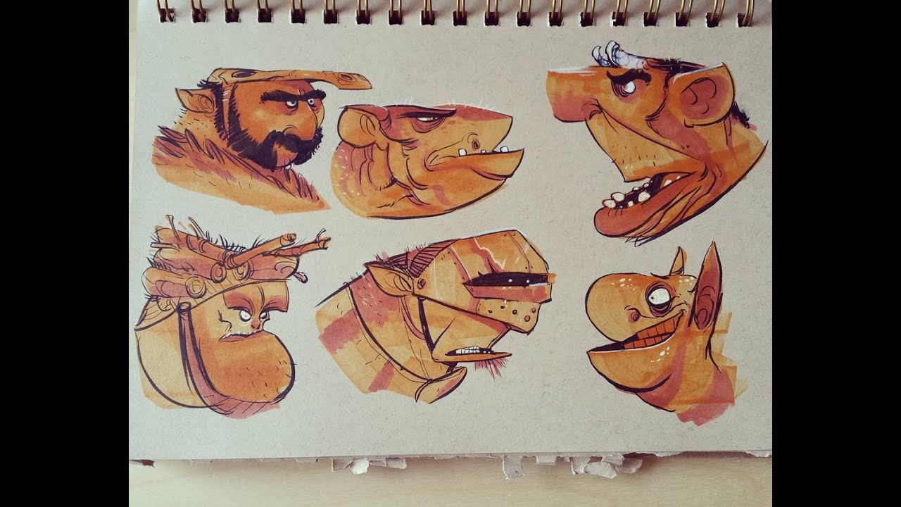 How to draw like Brett "2D" Bean - YouTube