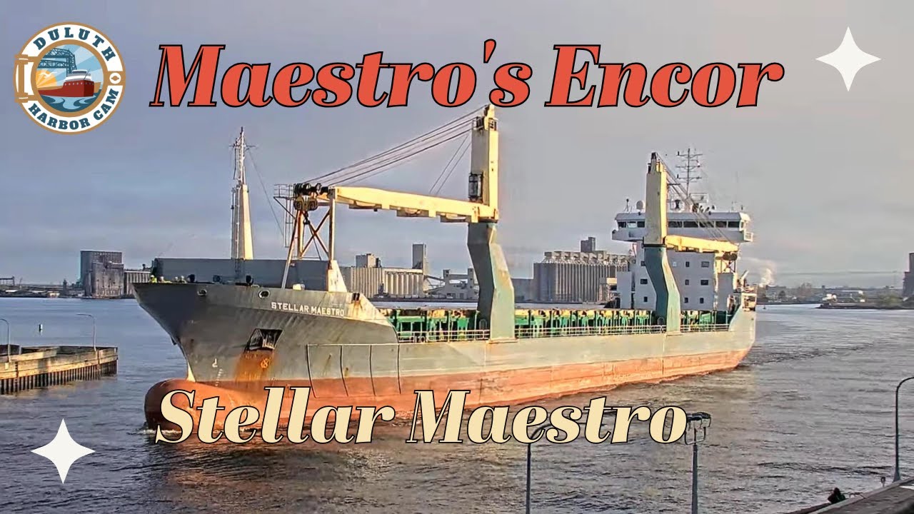 "Maestro's Encore" Stellar Maestro departed Duluth 05/16/2024 - YouTube