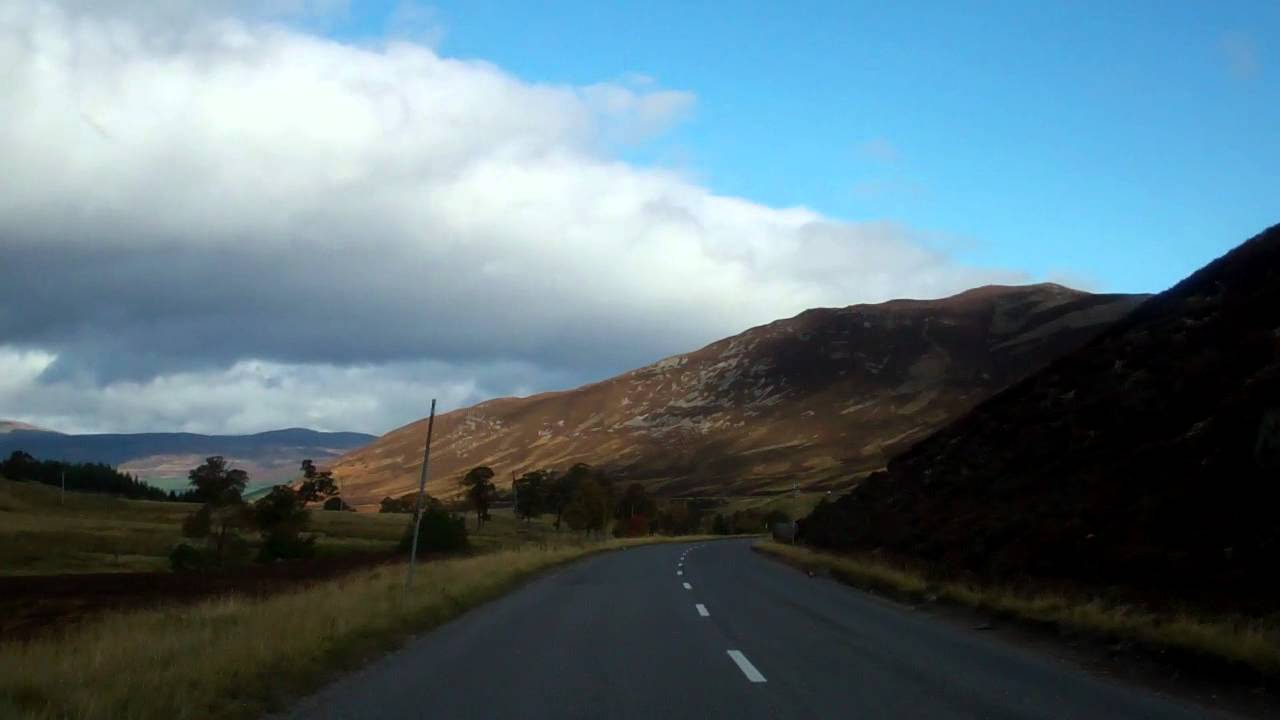 Autumn Drive To Braemar Highlands Scotland - YouTube