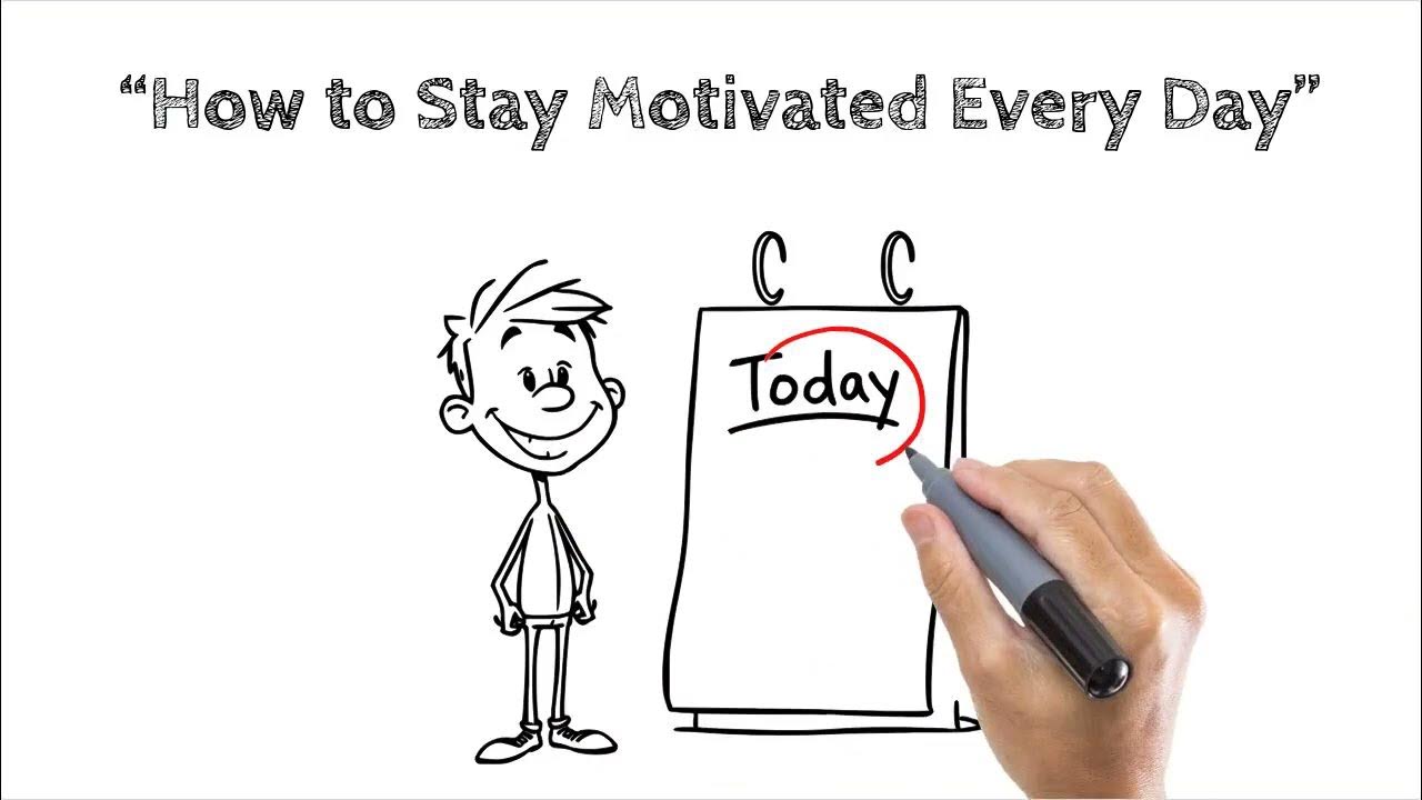 How to Stay Motivated Every Day | Whiteboard Animation Inspiration ...