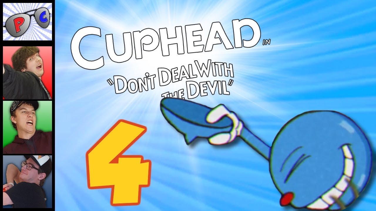 Cuphead - "Smol Slimy Pener" - Part 4 (The Pags Crew) - YouTube