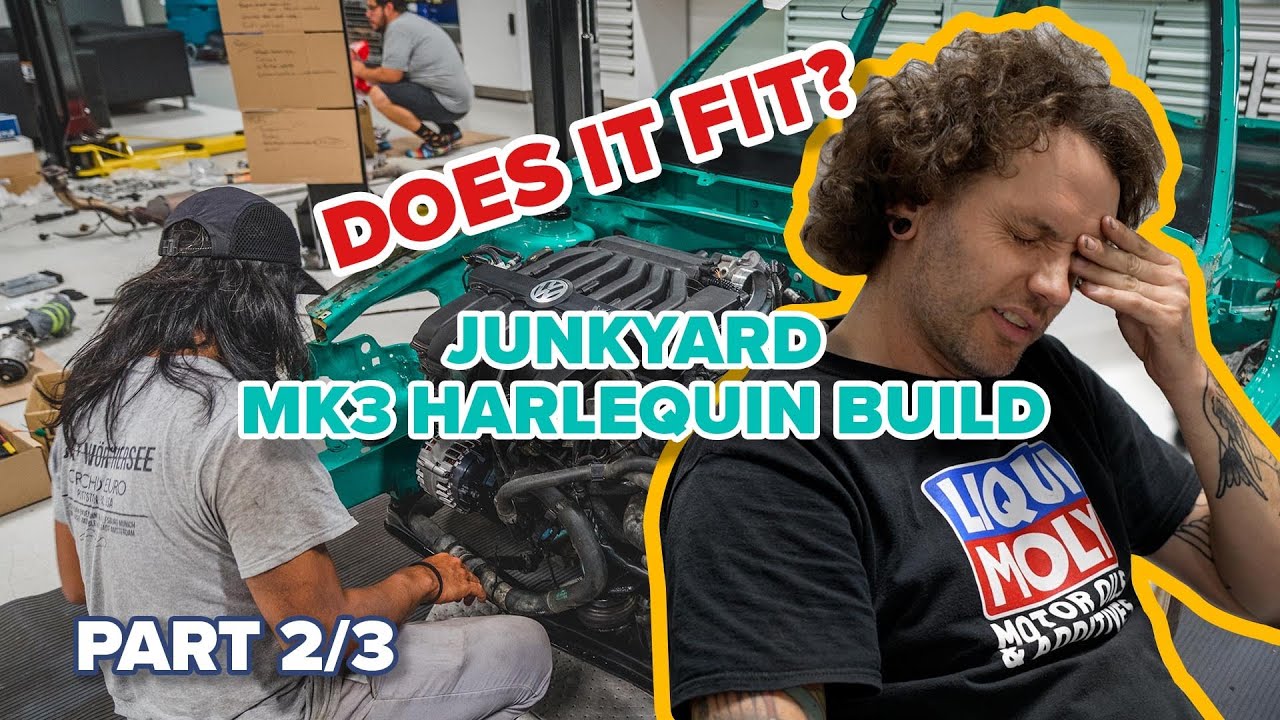 Fitting A 300HP VW Atlas Engine In The Mk3 Harlequin - FCP Euro & Jamie ...
