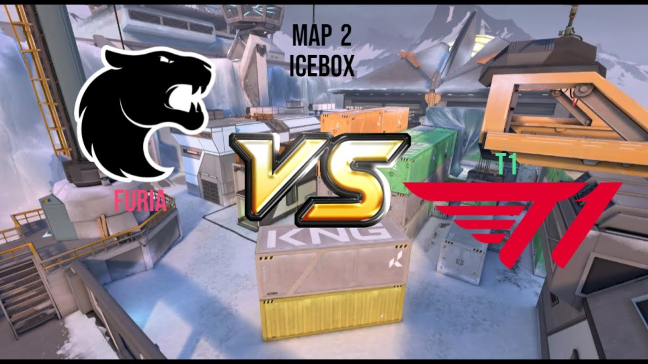 T1 vs Furia - MAP 2 ICEBOX - VCT LOCK - IN 2023 - Omega Bracket 3 (Day ...