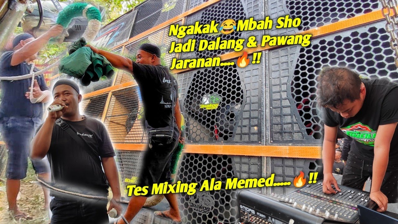 Penonton Ngakak😂Mbah Sho Jadi Pawang Pecut & Sinden Jaranan Memed Mulai ...
