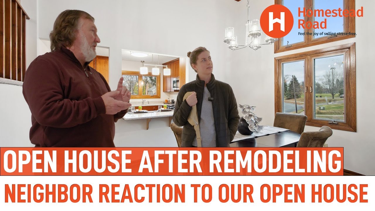 I WATCHED the Neighbors' REACTIONS to OUR OPEN HOUSE After REMODELING ...