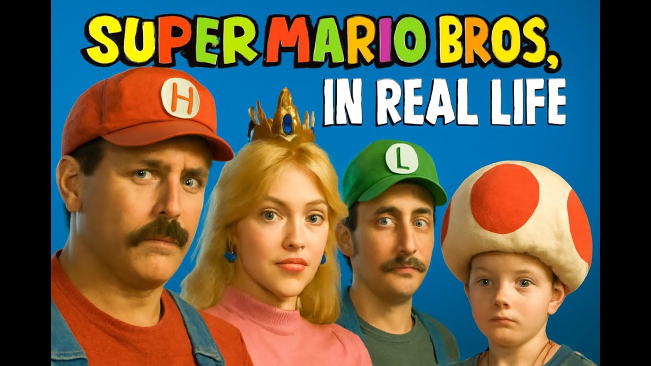 "Super Mario Bros Characters in Real Life | Mario, Luigi, Peach & Toad ...
