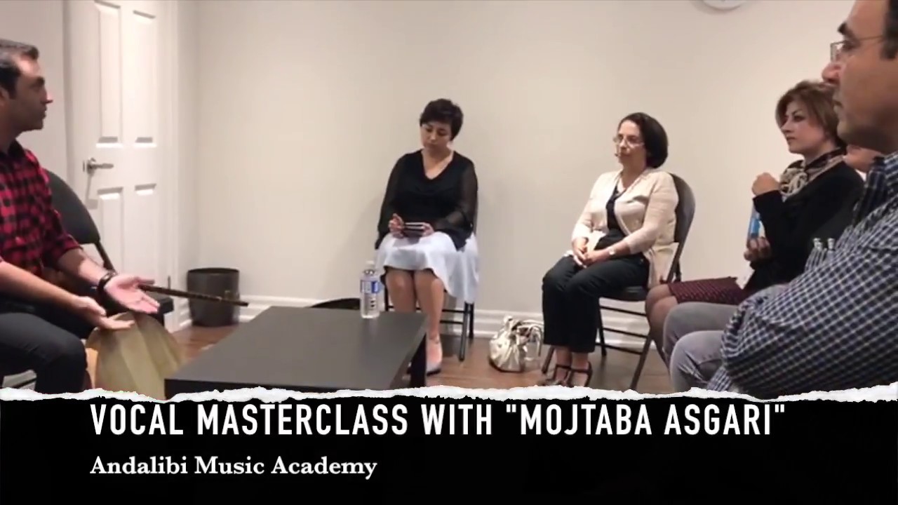 Singing Master Class مستر کلاس آواز در آکادمی موسیقی عندلیبی - YouTube