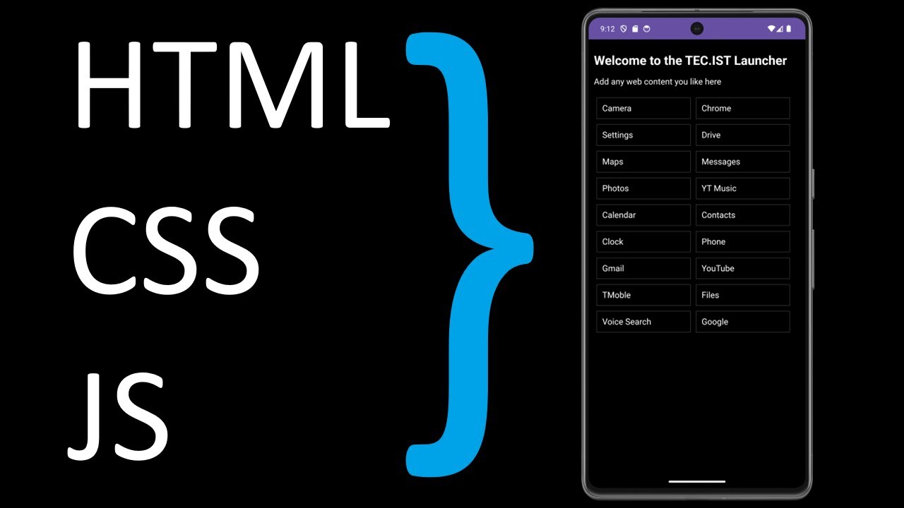 Make Your Own Android Launcher Home Screen Using Htmlcssjs Wrapped In A Little Kotlin