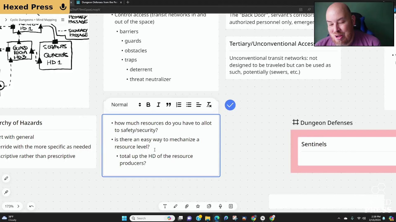 Cyclic Dungeons + Dungeon Mind Mapping (Part Three!!) - YouTube