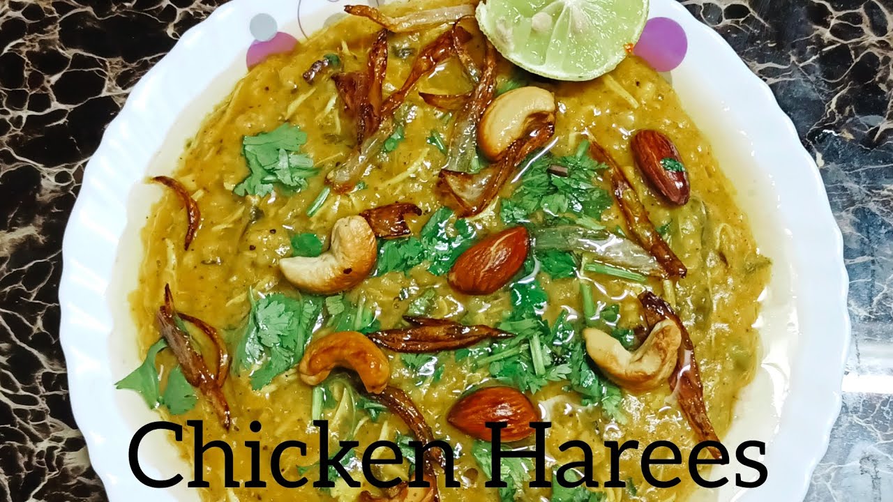 chicken Harees//Hyderabadi chicken Harees//Ramadan special dishes ...