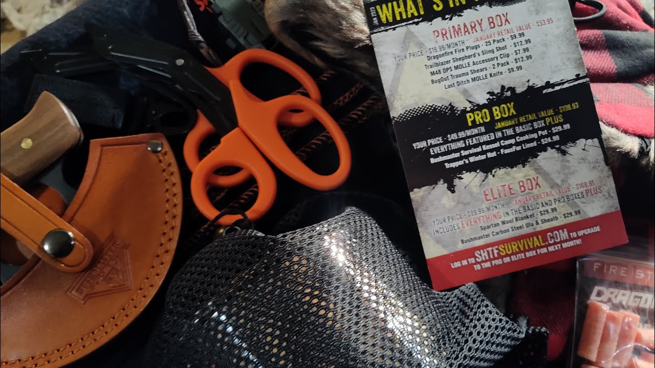 January 2023 SHTF Mystery Gear Box Elite - YouTube