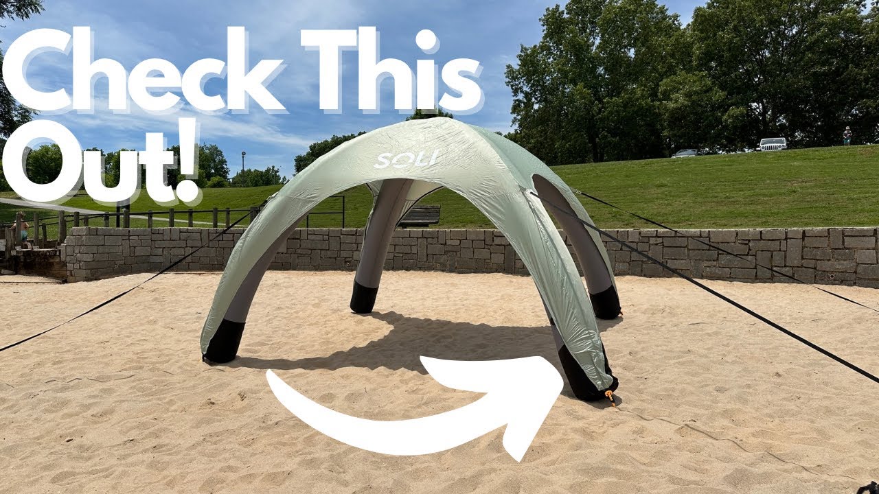 Best New Beach Canopy? Soli Air Canopy Set Up And Review. - YouTube