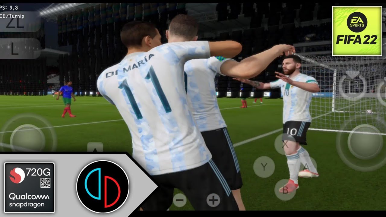 FIFA 22 LEGACY EDITION YUZU EMULATOR SNAPDRAGON 720G - YouTube