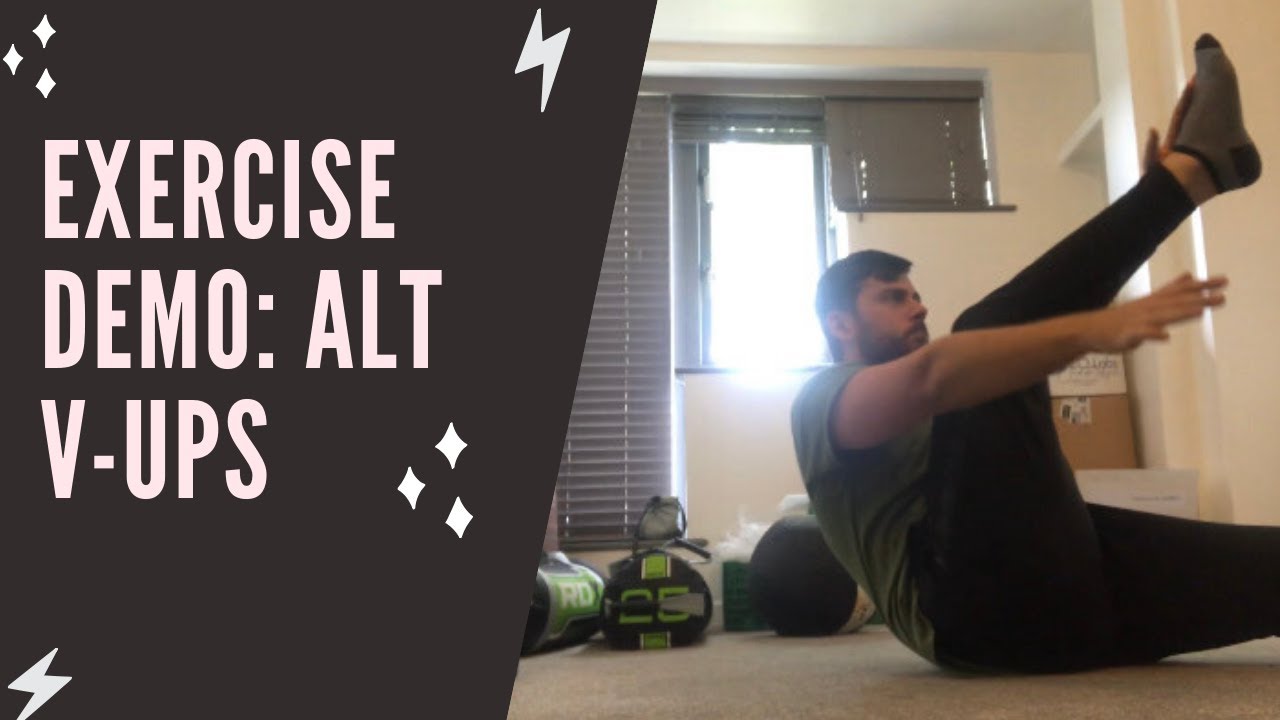 Exercise Demo: Alt V-ups - YouTube