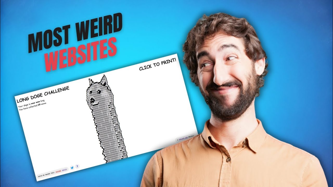 Most Weird Websites on Internet - (YOU HAVE NEVER HEARD OF!) - YouTube