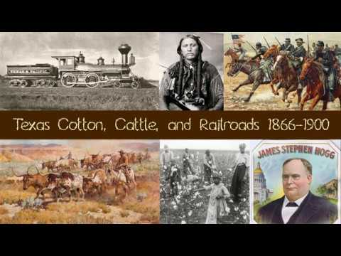 Texas Cotton, Cattle, and Railroads Video - YouTube