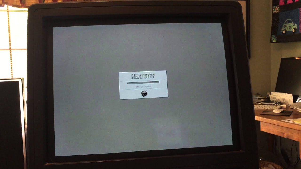 NeXTcube Booting - YouTube