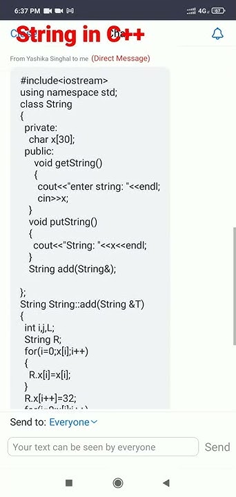 add two strings in c++ || function in c++ - YouTube