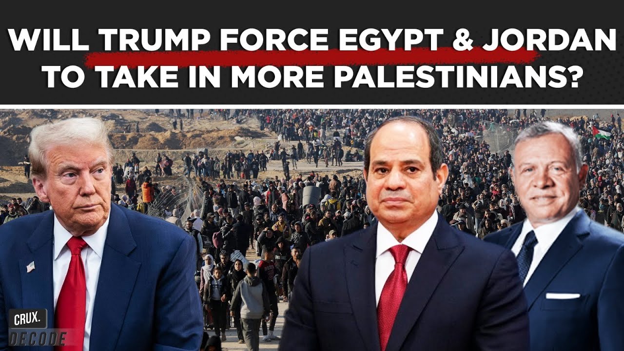Jordan, Egypt Push Back As Trump Reasserts Gaza ‘Clean Out’ Plan, Can ...