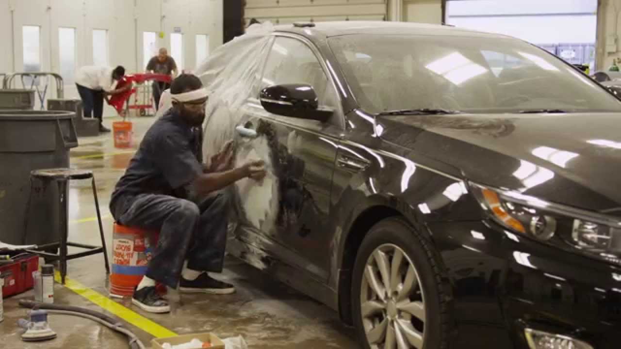 Great Oaks Adult Auto Collision Training - YouTube