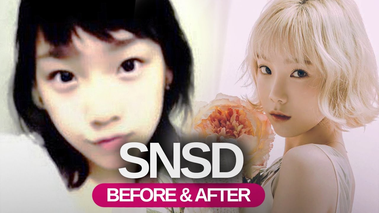 SNSD - Predebut VS Now : Before And After - YouTube