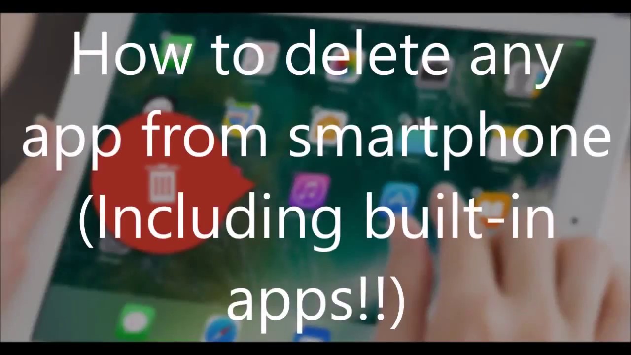 Uninstall android apps without rooting - YouTube