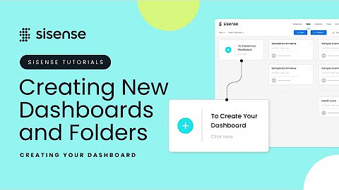 Sisense Tutorials: Creating your Dashboard - YouTube