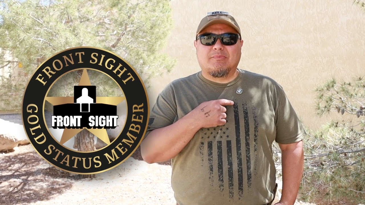 Front Sight Gold Status Member Brian T's Message to Dr. Ignatius Piazza ...