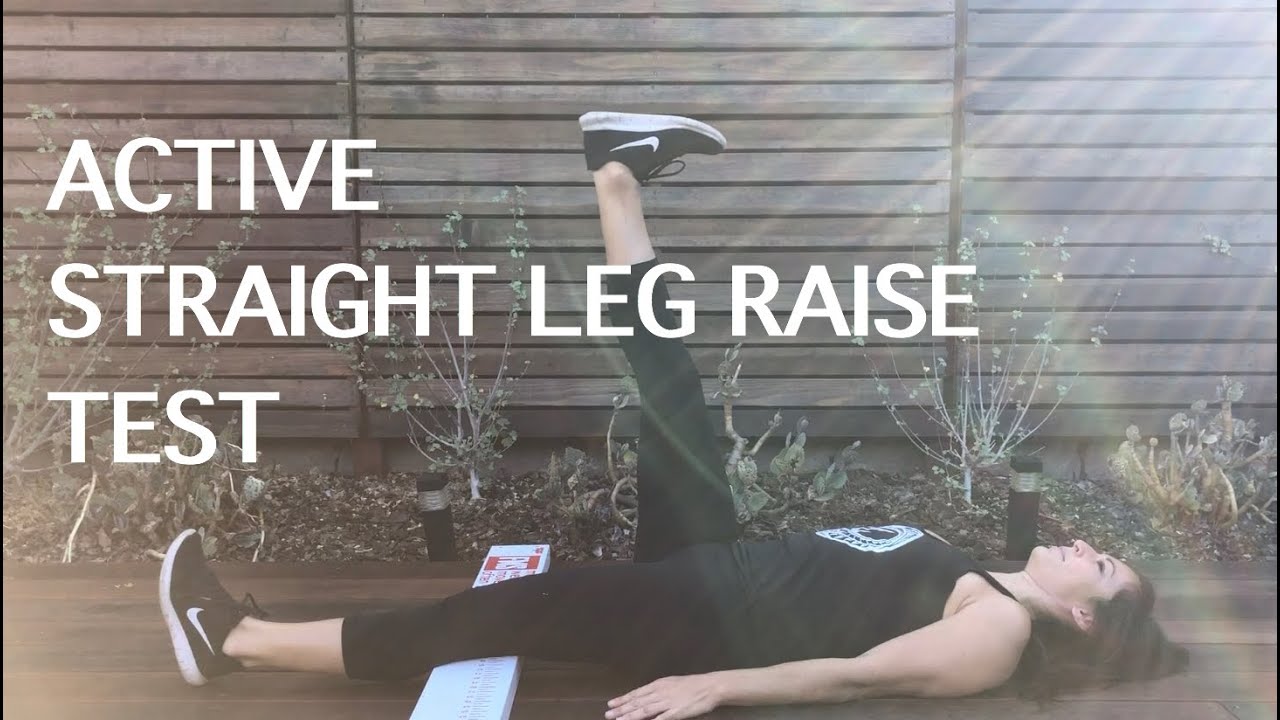 MECHANICS: Active Straight-Leg Raise Test - YouTube