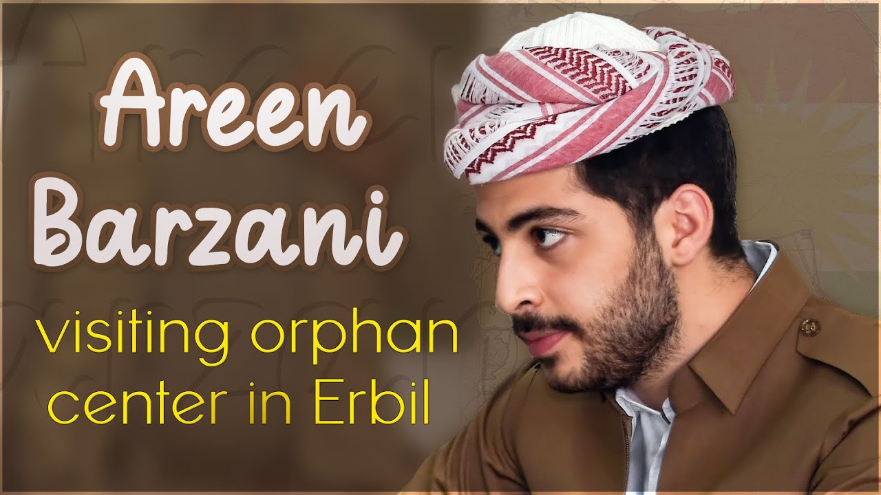 Areen Barzani visiting orphan center in Erbil - YouTube