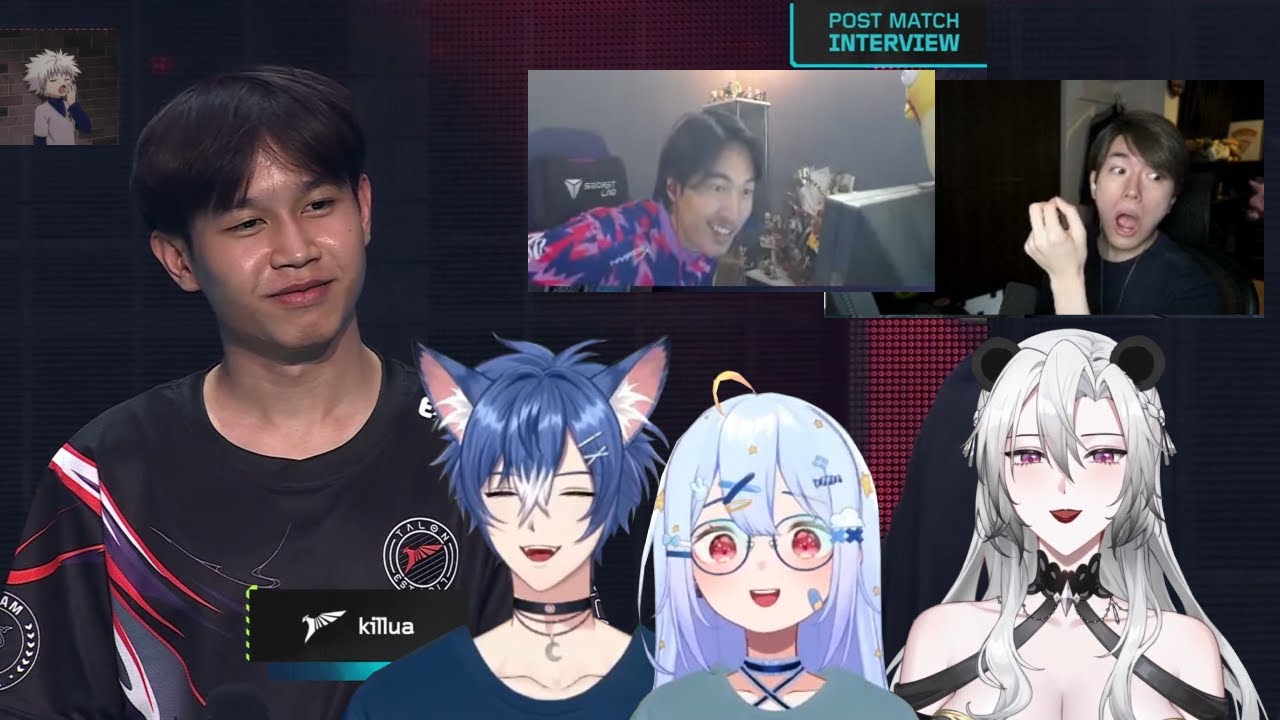 Reactions CGRS, Lazvell and VTuber when Talon Killua doing this in his ...