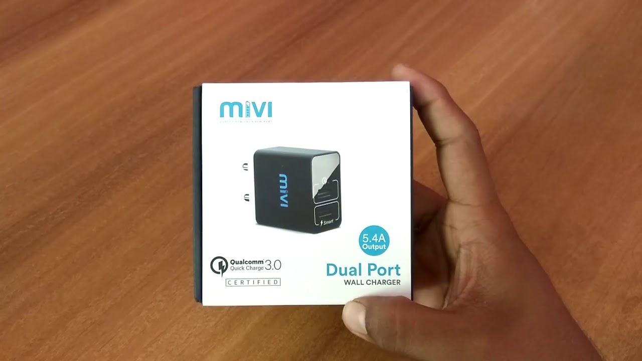 Mivi qualcomm quick charge 3.0 certified wall charger - YouTube