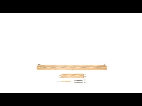 Authentic Knitting Board 28" Loom With Extenders - YouTube