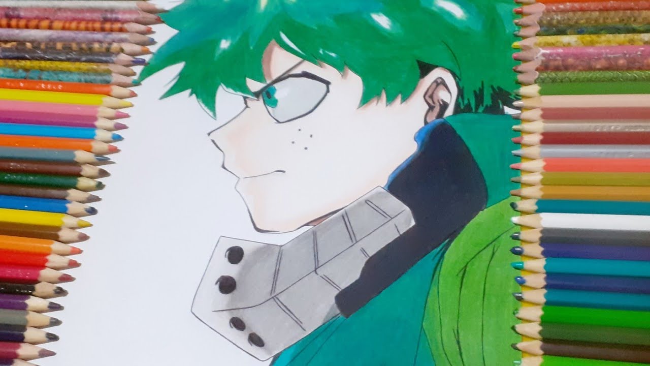 Speed Drawing-Midoriya |BOKU NO HERO ACADEMIA| - YouTube